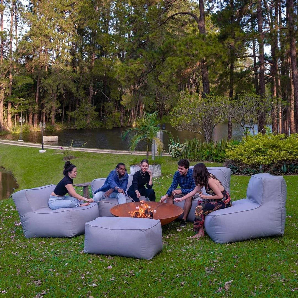 Eco Flame Garden: Móveis para Área Externa - Jardim e Piscina